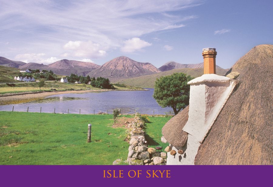 Small Postcard Luib Isle of Skye pack of 50 - Island Blue