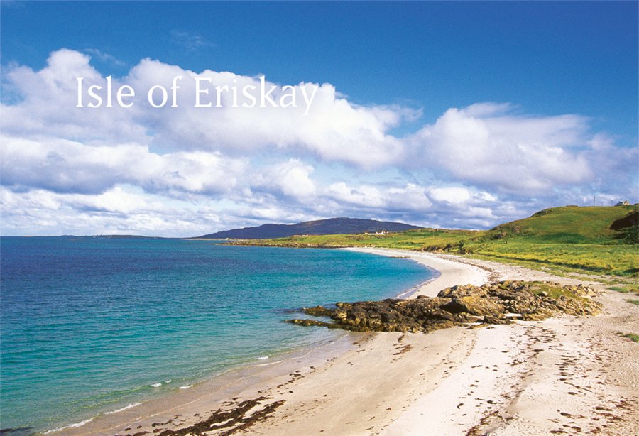 Photographic Magnet Isle of Eriskay pack of 5 - Island Blue