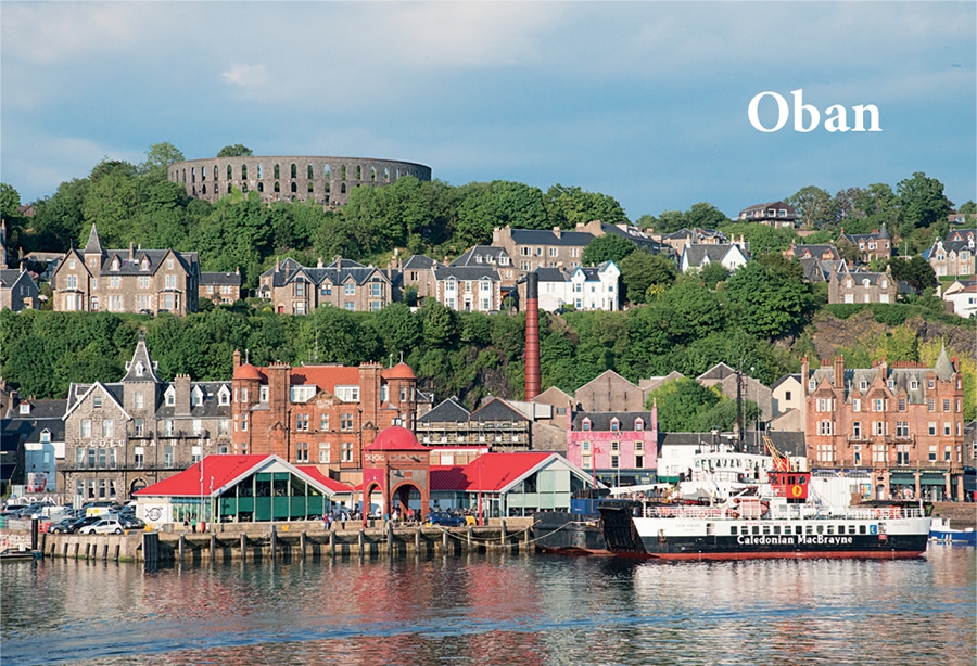 Photographic Magnet Oban pack of 5 - Island Blue