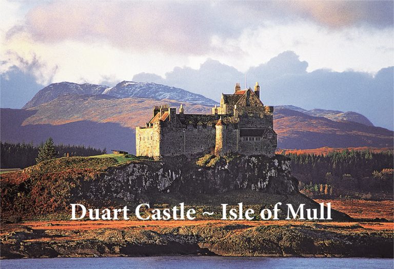 Photographic Magnet Duart Castle Isle of Mull pack of 5 - Island Blue