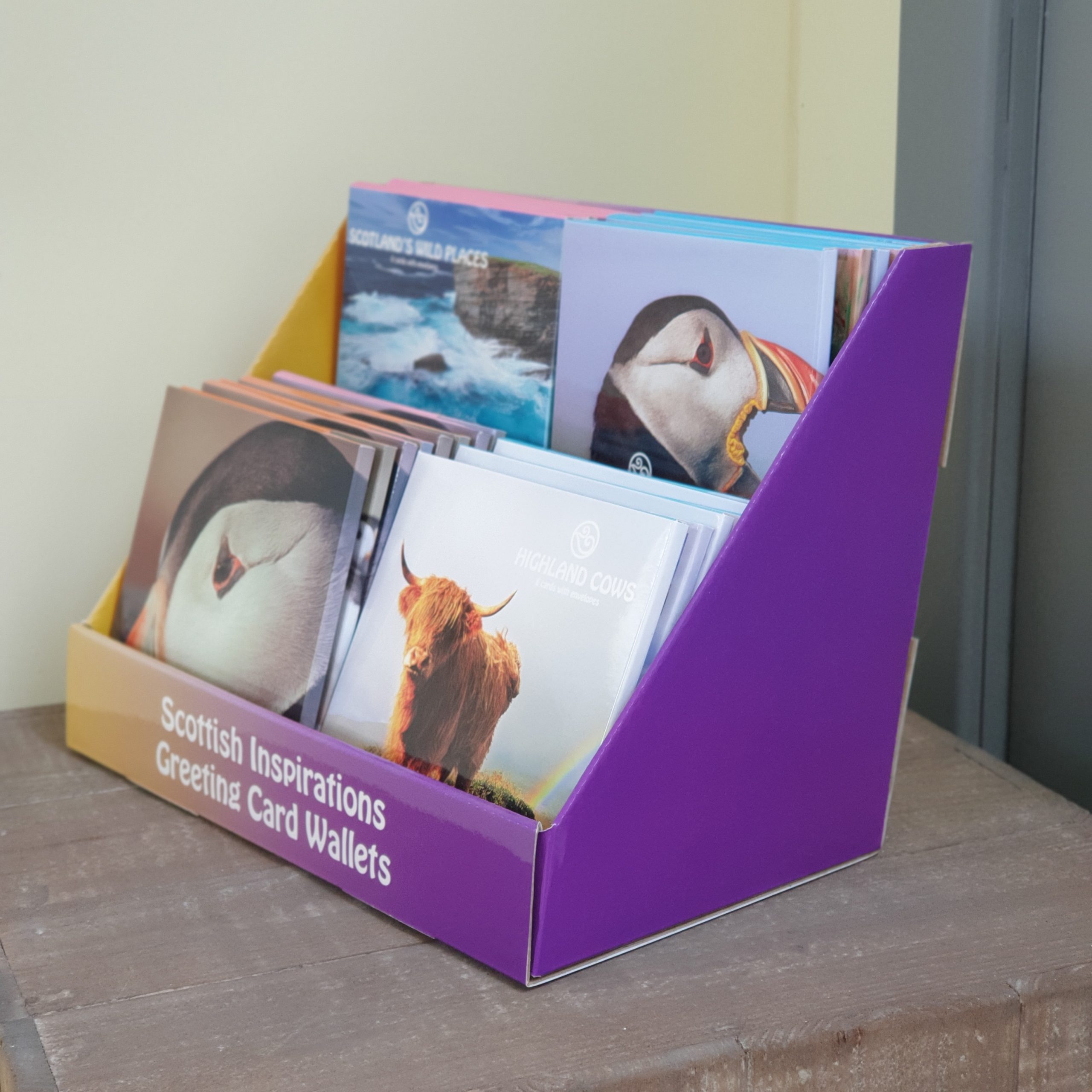 Inspiration Notecard Wallets Display Box - Island Blue