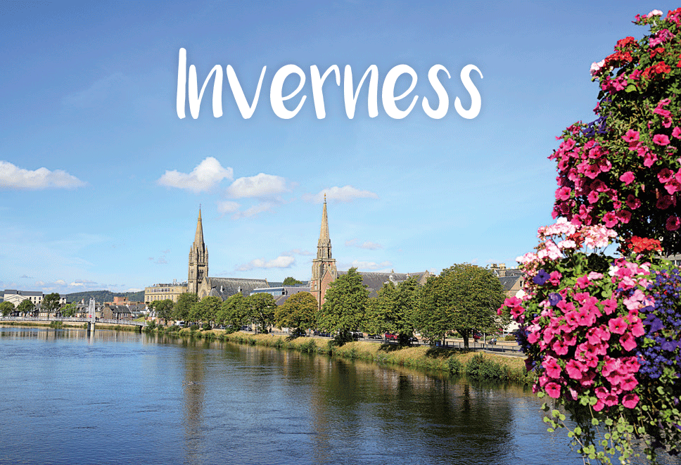Photographic Magnet Inverness pack of 5 - Island Blue